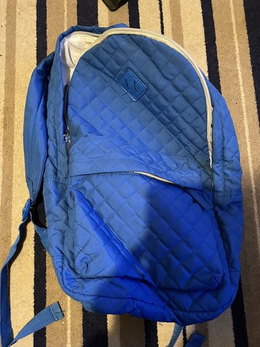 Topman Blue Quilted Rucksack Backpack | eBay