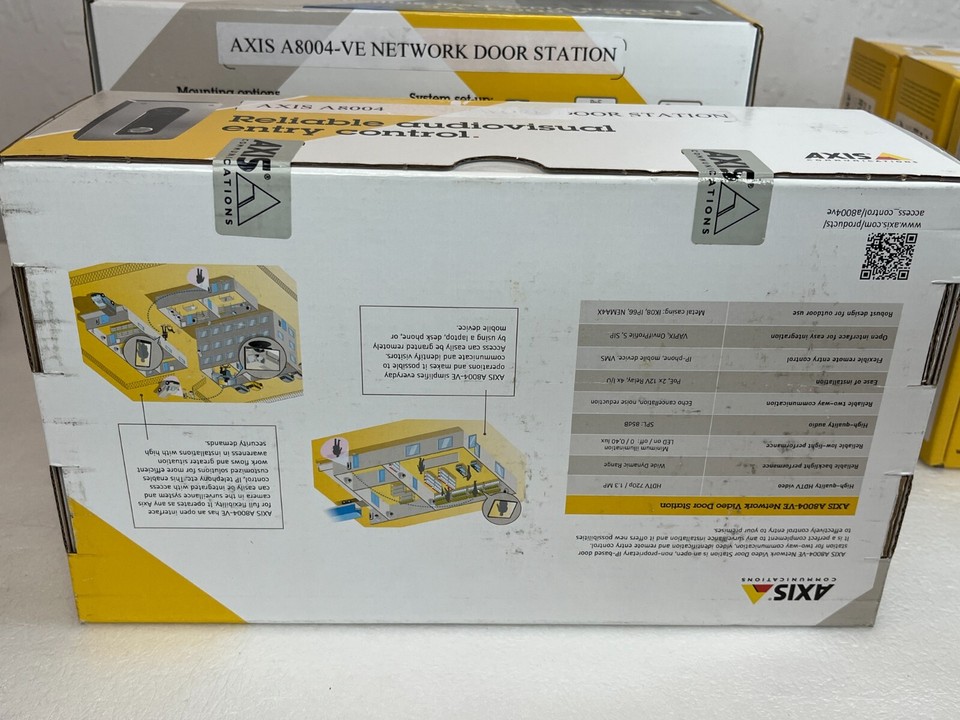 AXIS A8004-VE Network Video Door Station, NEW SEALED, Ready To Ship | eBay