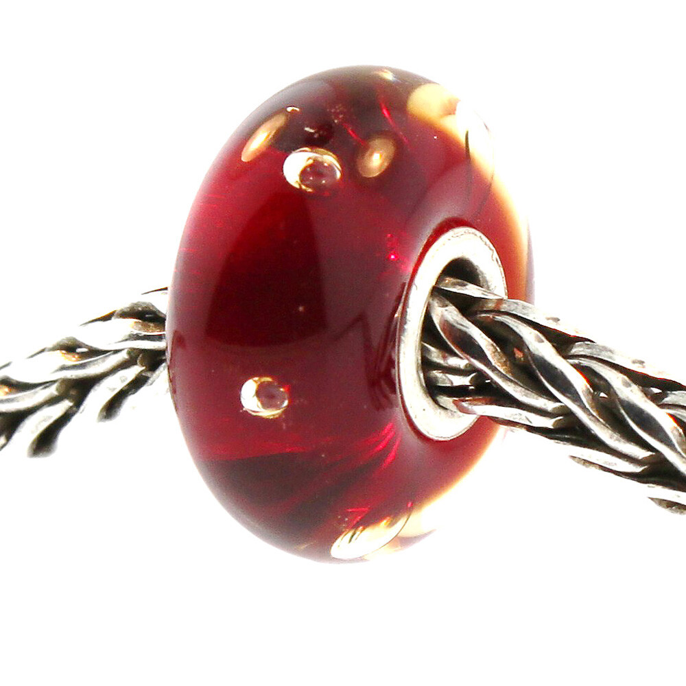 Authentic Trollbeads Glass 61158 Red Bubbles *0 RETIRED | eBay