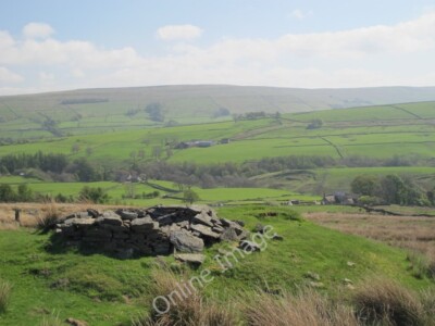 Photo 6x4 Old mine shaft above Mohope Head Ouston/NY7752 Looking across ...