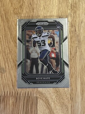 Boye Mafe 2022 Panini Prizm Football Base RC Rookie #386-Seattle ...