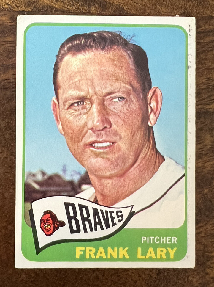 1965 Frank Lary Topps #127 Milwaukee Braves Baseball card | eBay
