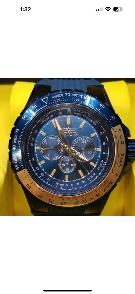 Invicta Aviator Blue Men's Watch - 39320 | eBay