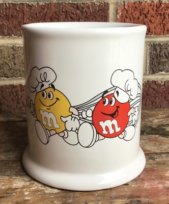 Vintage M&M Mars 1996 Ceramic Kitchen Utensil Holder Advertisement ...