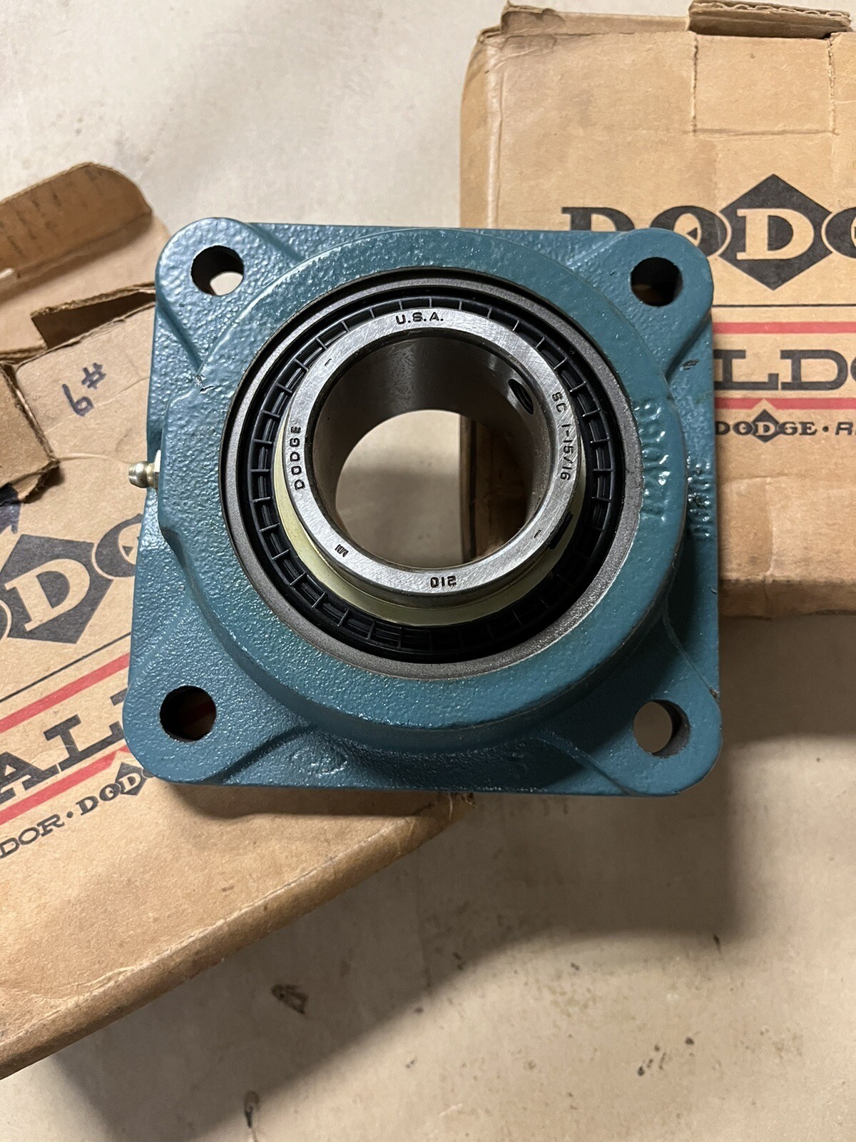 Dodge (Baldor) F48-SC-115 Flange Mount Ball Bearing Unit 1-5/16" Bore ...