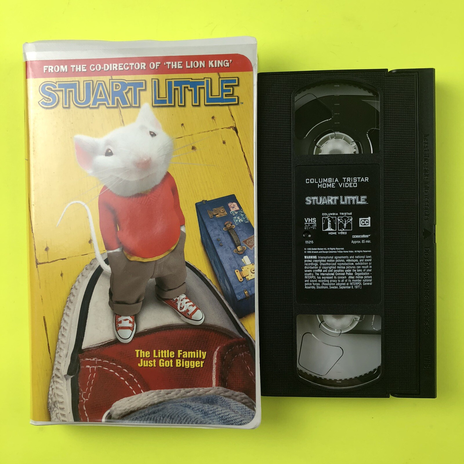 Stuart Little (VHS, 2000, Clamshell, Standard Version)-023 43396052154 ...