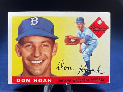 1955 Topps Baseball Card Don Hoak #40 Brooklyn Dodgers | eBay