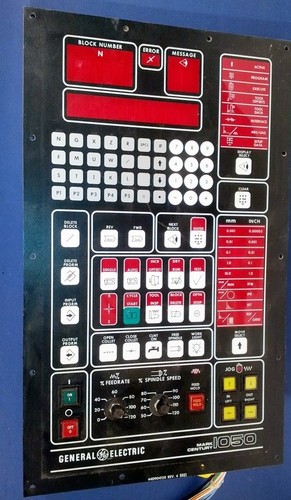 GE Mark Century 1050 CNC 44d904128 3N8100CS111E1 Custom Control Station ...