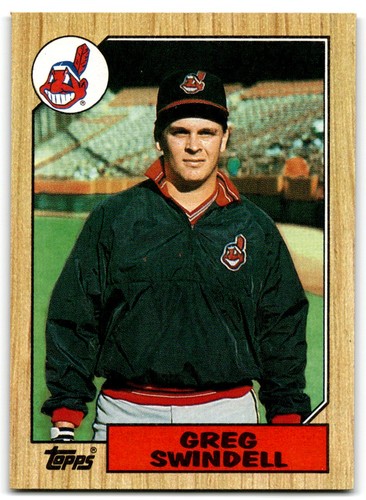 1987 Topps Greg Swindell Rookie Cleveland Indians #319 - Picture 1 of 2