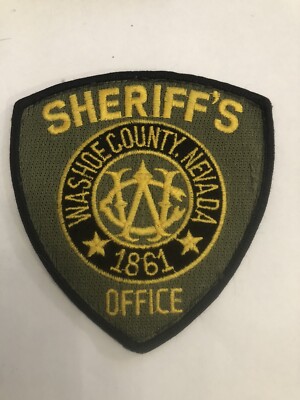 Vintage Sheriff’s Office Washoe County Nevada Police Patch | eBay