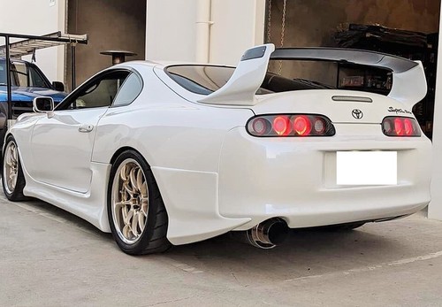 TRD Style Partial Carbon Rear Wing Spoiler FOR JZA80 MK4 93-98 Toyota ...