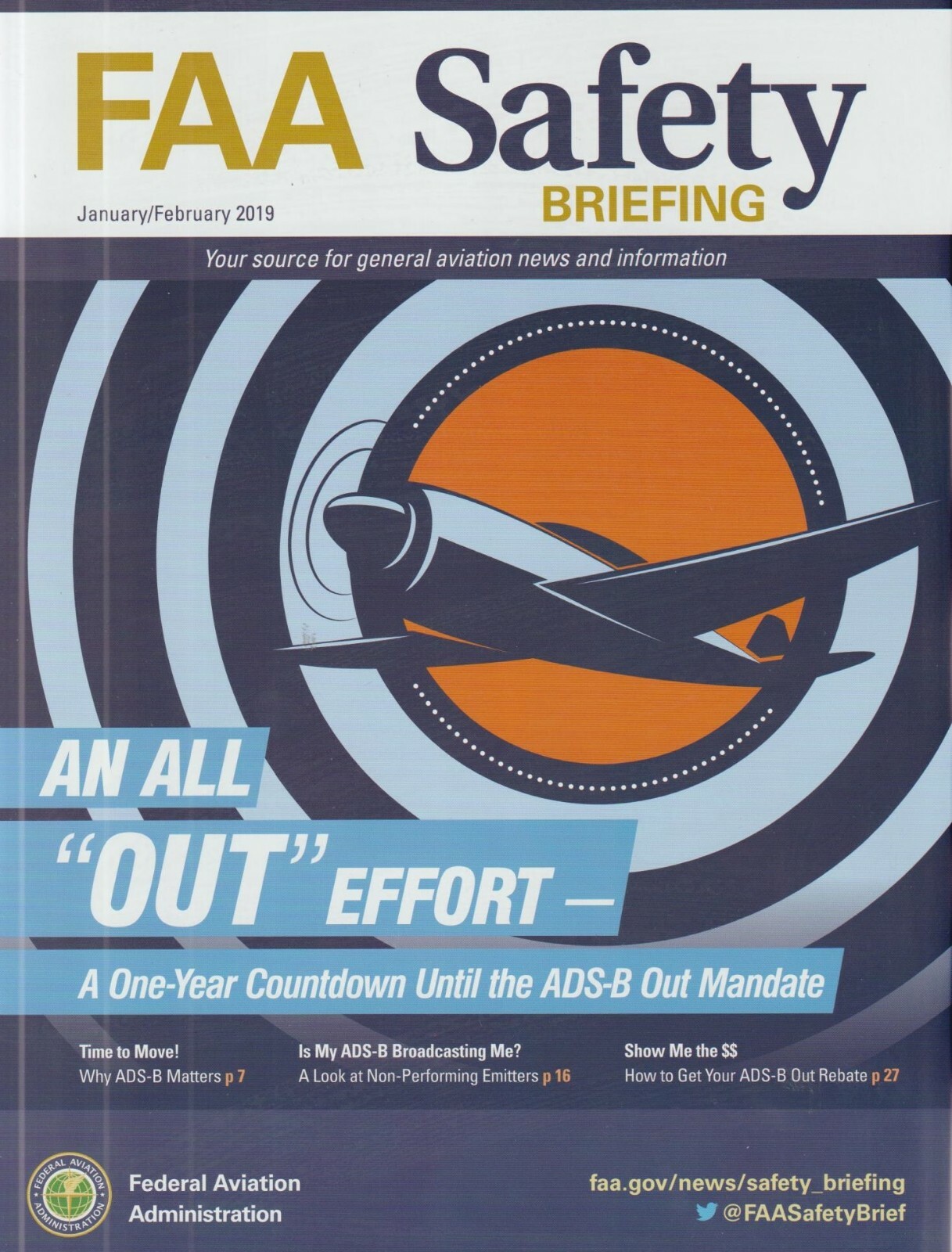 FAA Safety Briefing Magazine (Jan/Feb 2019) ADS-B Mandate, ADS-B ...