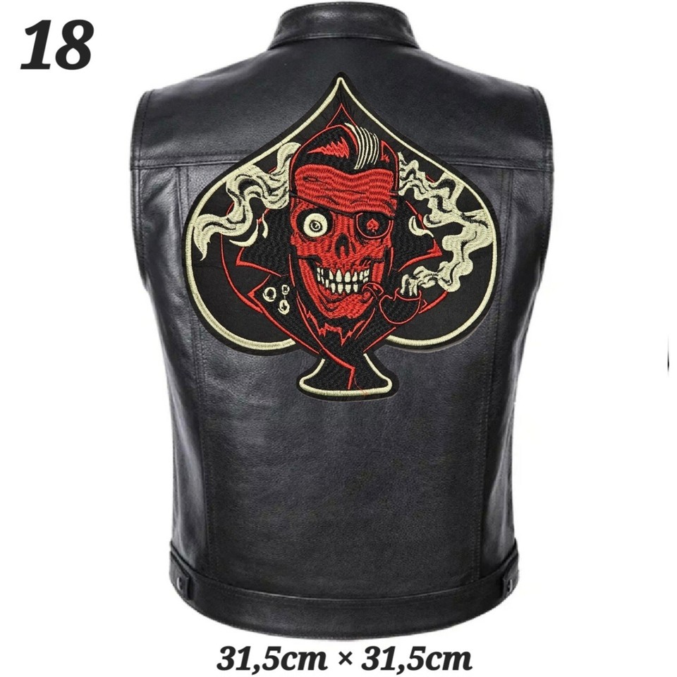 Flicken zum Aufnäher Aufbügler Patch Biker Motorrad Custom Kutte Rücken ...