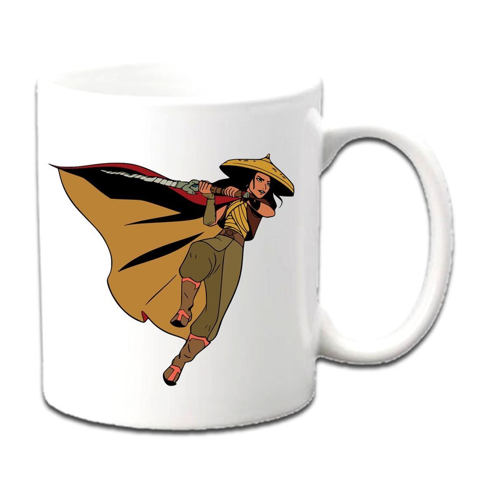 RAYA AND THE LAST DRAGON PERSONALISED White Tea/Coffee Mug ~ Age Name ...