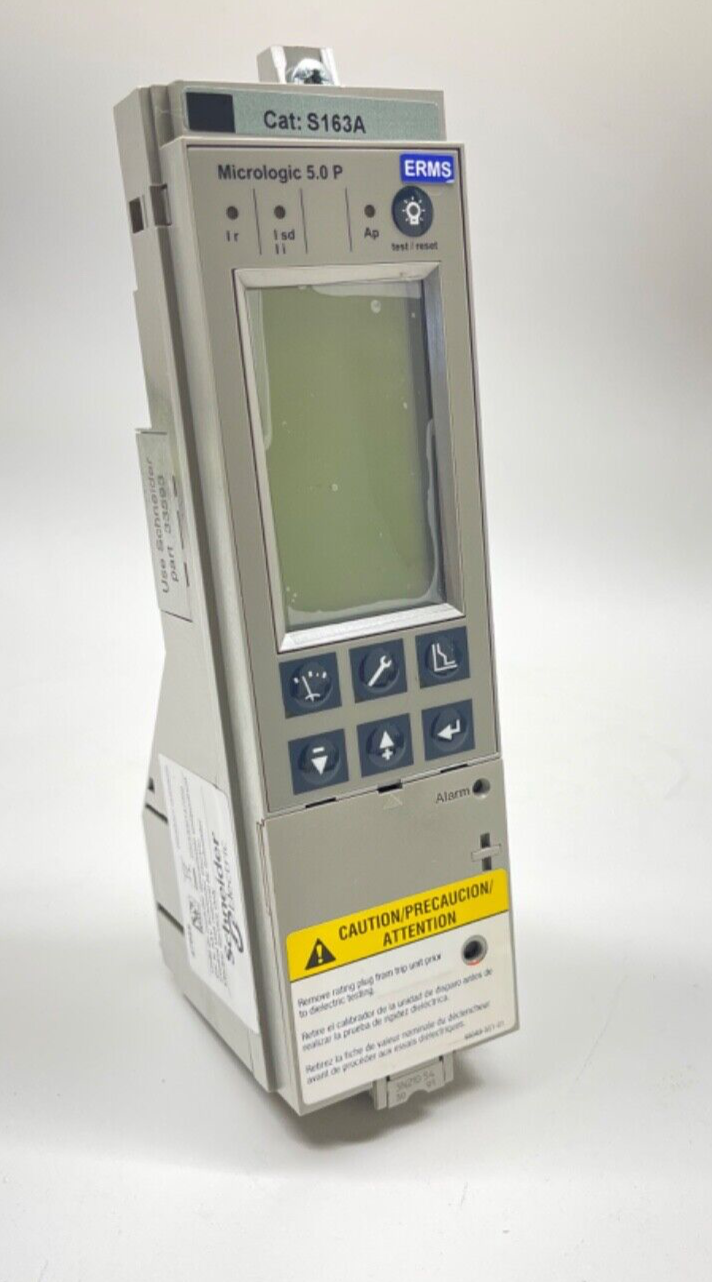 SCHNEIDER ELECTRIC /SQUAR D TRIP UNIT S163A ERMS MICROLOGIC 5.0P ...