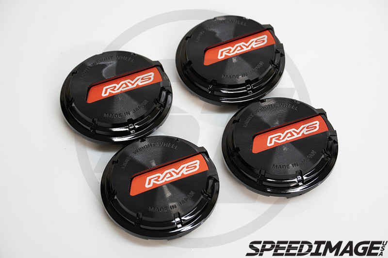 4X GRAM LIGHTS 57CR 57DR BLACK AND RED GL CENTER CAPS WCGLRDBK | eBay