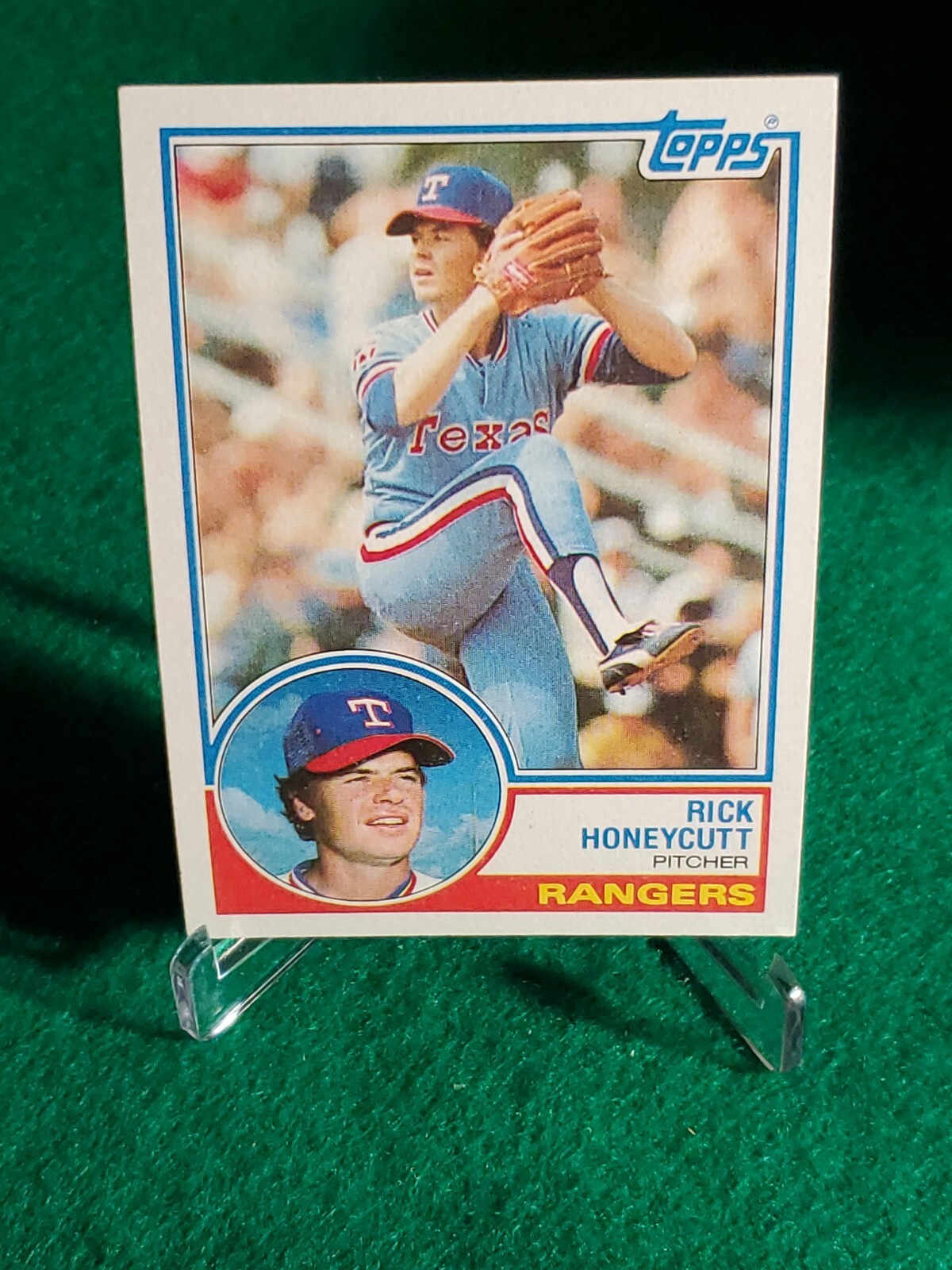 1983 Topps Rick Honeycutt #557 Texas Rangers | eBay