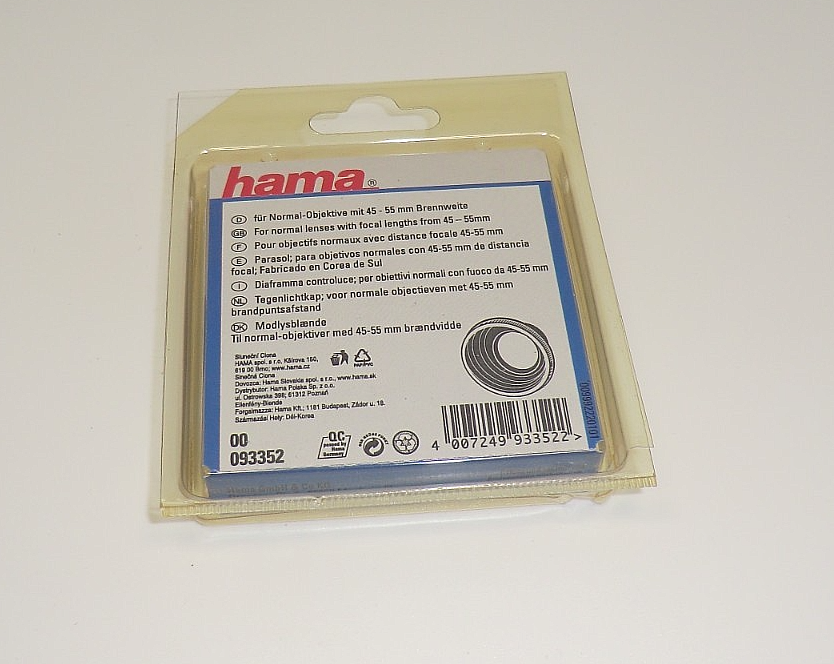 Hama Gummi-Gegenlichtblende digital 93352 M52 Norm-Objekt.45-55mm ...