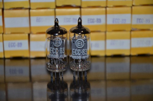 ECC83 12AX7 EI Yugoslavia Telefunken Long Smooth Plates 17mm NOS ...