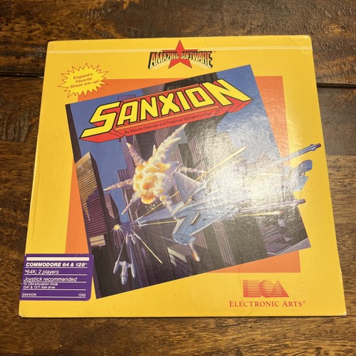 commodore 64 sanxion by electronic arts c64/128 | eBay