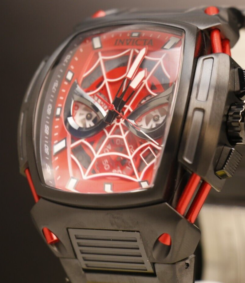 Invicta Marvel Spider Man Diablo 53mm Ltd Ed Quartz Chrono Watch 37613 ...