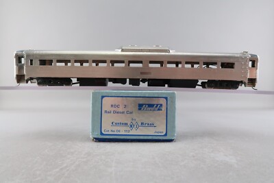 HO BRASS CUSTOM BRASS DE-112 BUDD RDC-2 RAIL DIESEL CAR FACTORY PLATED ...
