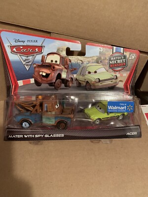 NEW Disney Pixar Cars 2 MATER Spy Glasses & ACER Exclusive Secret ...