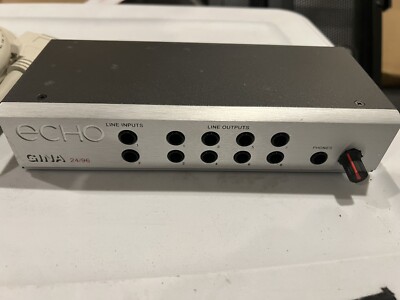 ECHO GINA 24/96 AUDIO INTERFACE BOX WITH COMPUTER CABLE | eBay