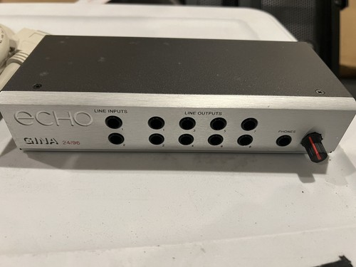 ECHO GINA 24/96 AUDIO INTERFACE BOX WITH COMPUTER CABLE | eBay