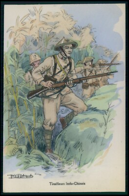 aa7 art Pierre Albert Leroux war military France soldier original 1930s ...