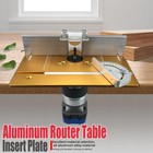 Aluminum Router Table Insert Plate Woodworking Bench, Sawheads and ...