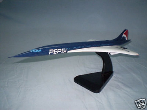 Concorde Pepsi SST Wood Airplane Model - SMALL | eBay