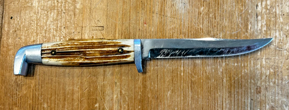 Vintage Queen Steel #82 USA Fixed Blade Hunting Knife "Winterbone ...