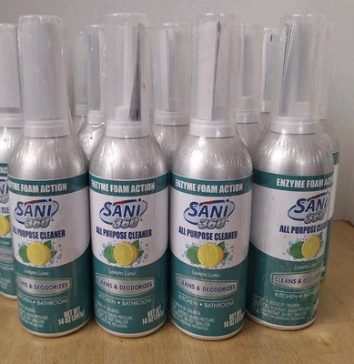 SANI 360° Sani Sticks All Purpose Cleaner Enzyme Foam 10 Pieces Lot ...