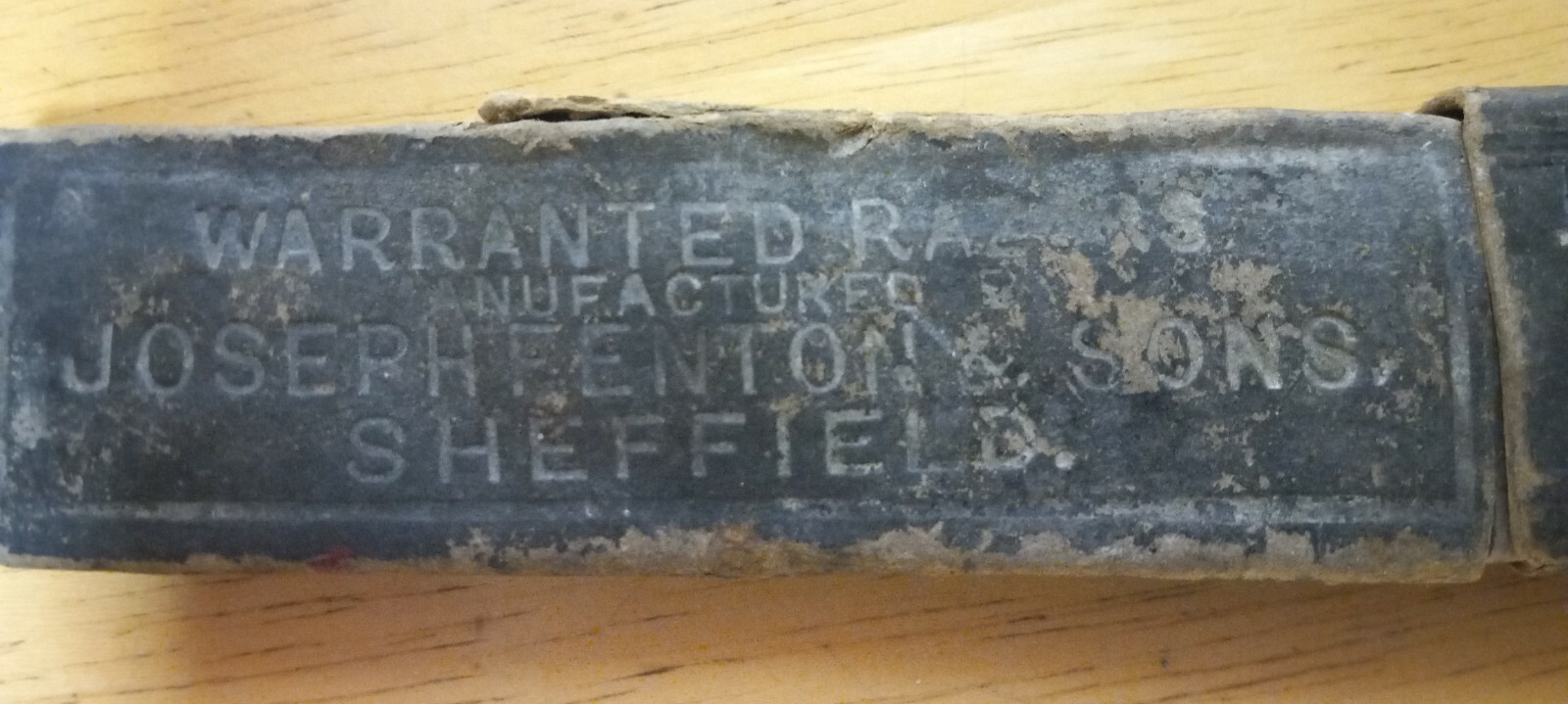 Vintage Joseph Fenton and Sons Waranteed Razor original case | eBay