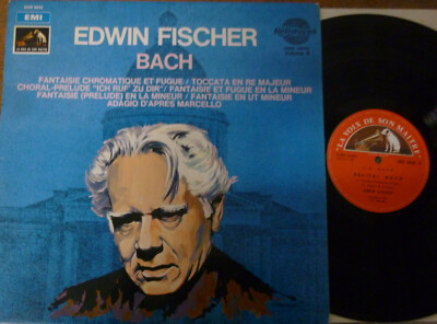 EDWIN FISCHER / BACH recital / VSM OVD 4045 | eBay UK