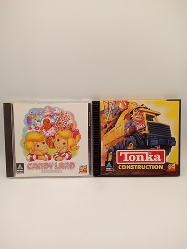 CANDYLAND ADVENTURE & TONKA CONSTRUCTION 2-CD-ROM Bundle For Win/MAC ...