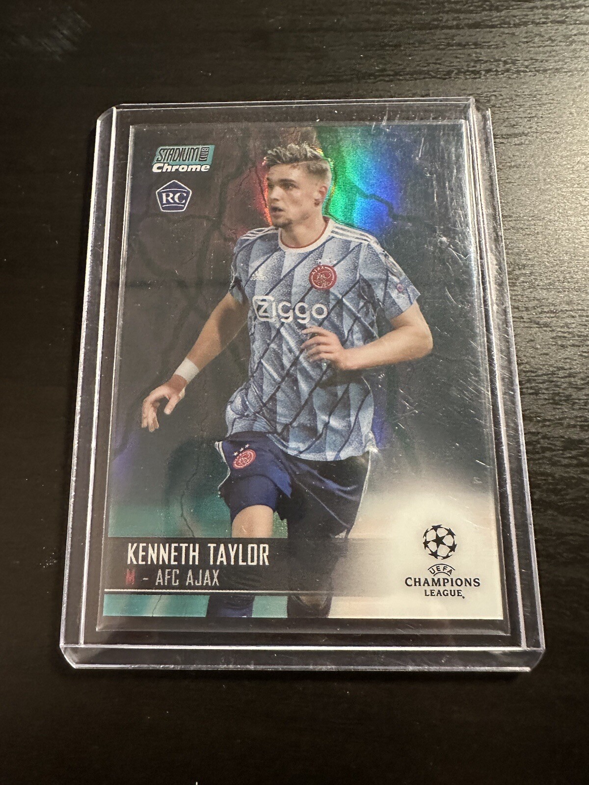 2021 Topps Stadium Club Chrome Kenneth Taylor Rookie Blue Jade ...