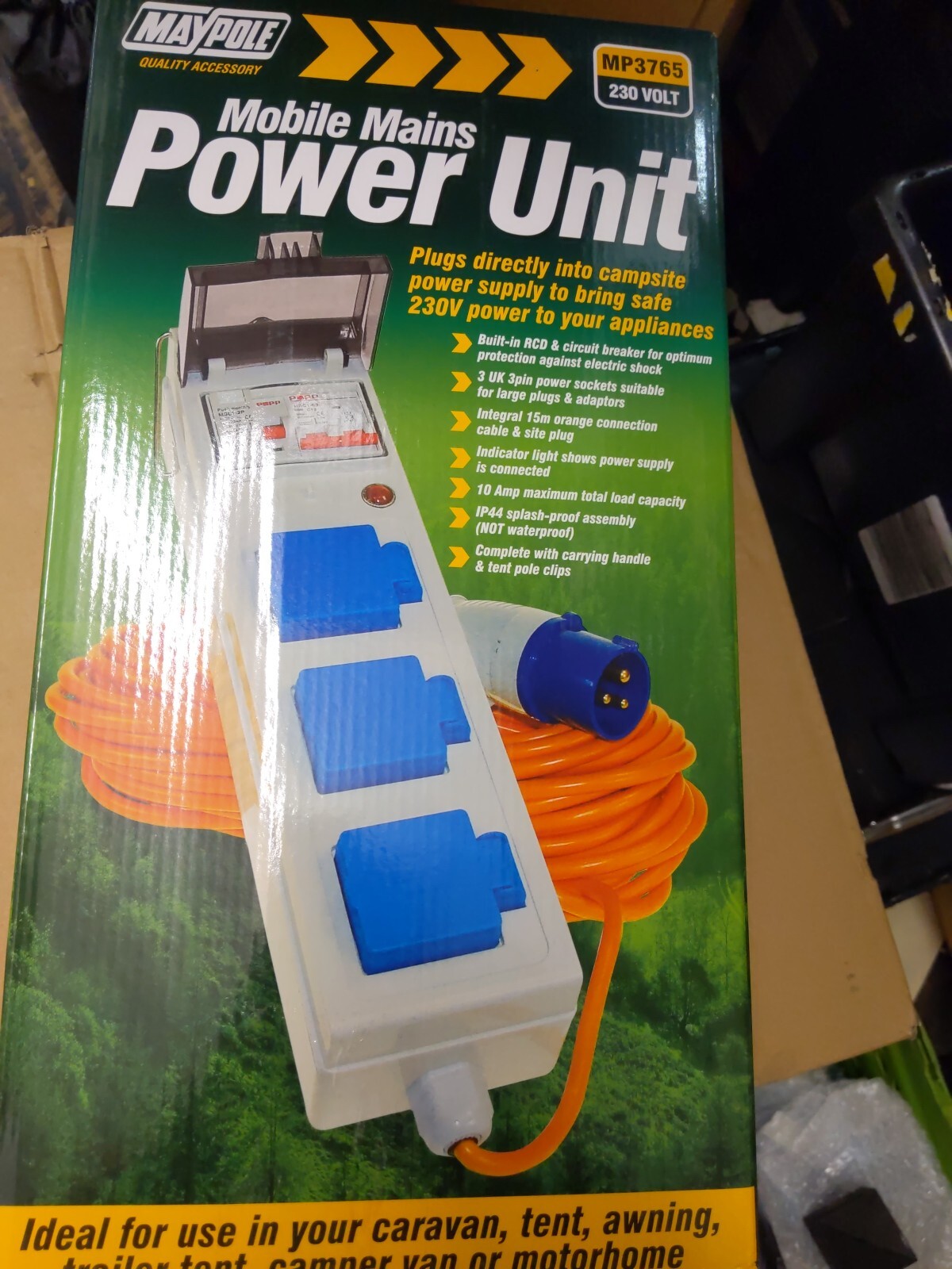 Maypole MP3765 Mobile Mains Power Unit 230 V 10 a 230v 10a for sale ...