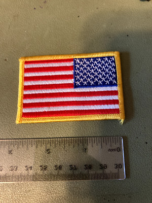 Lot Of 2 Left And Right Embroidered US Flag Shoulder Patch 3X2 | eBay