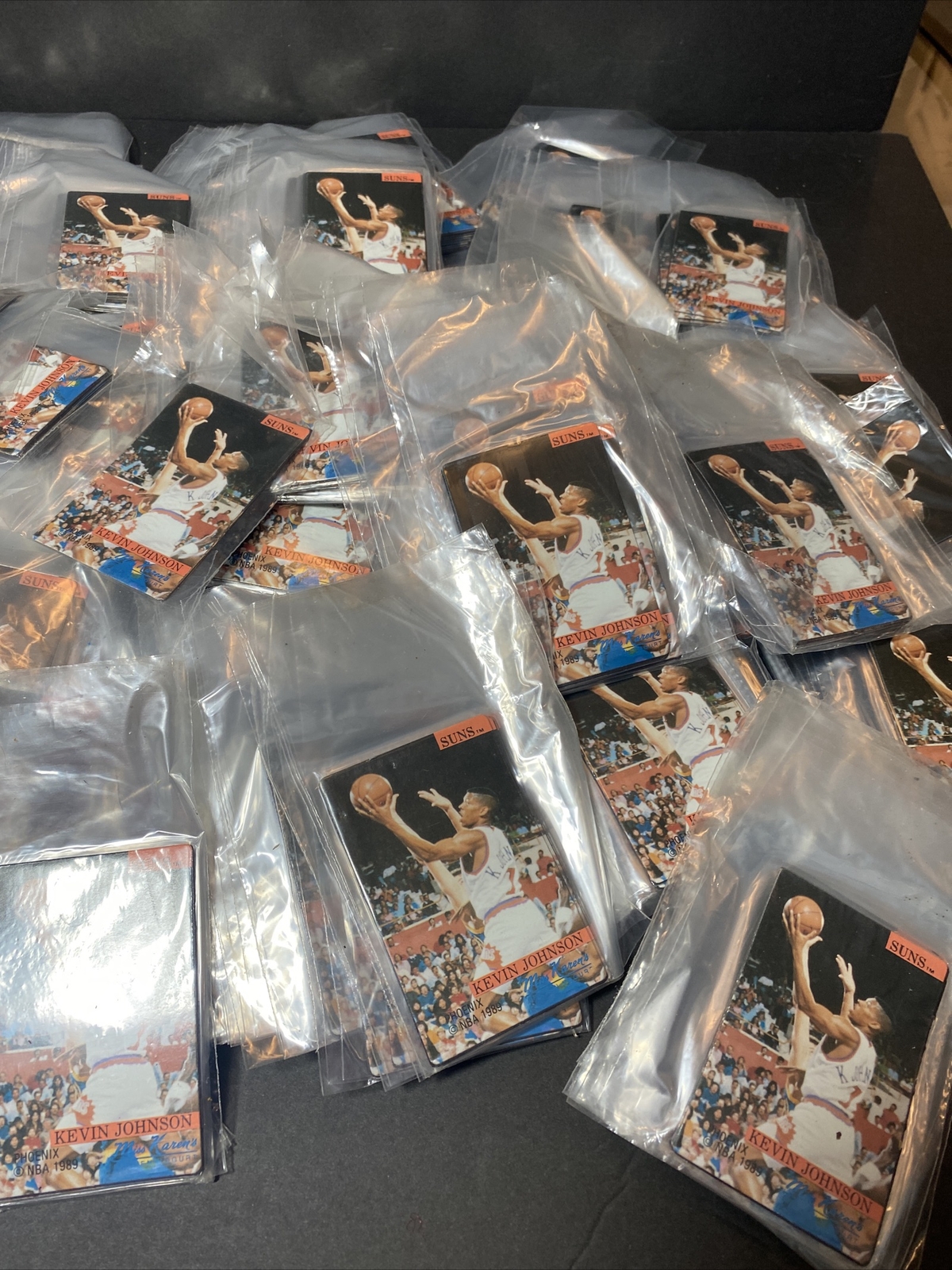 Massive Lot Of Kevin Johnson Suns Layup 1989 NBA Professional ...