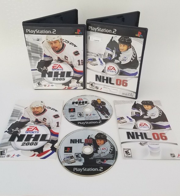 LOT PlayStation NHL 2005 & NHL 06 - Complete PS2 Video Games | eBay