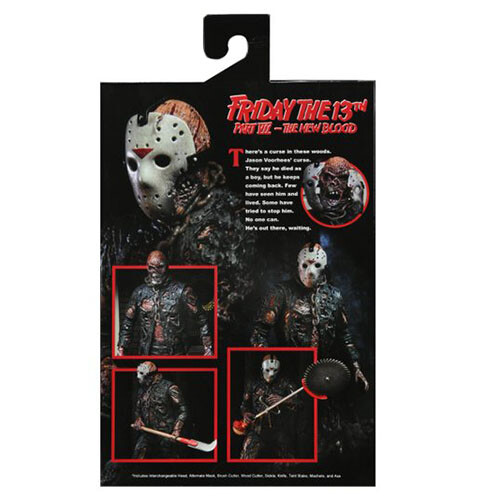 Jason Voorhees NECA Friday The 13th Part 7 New Blood 7" Action Figure ...