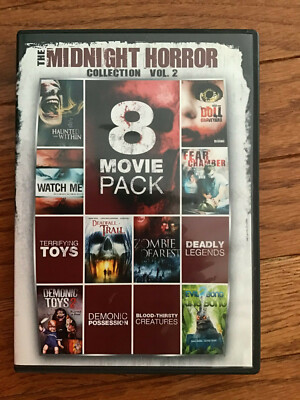 The Midnight Horror Collection Vol 2 8 Movie Pack DVD | eBay