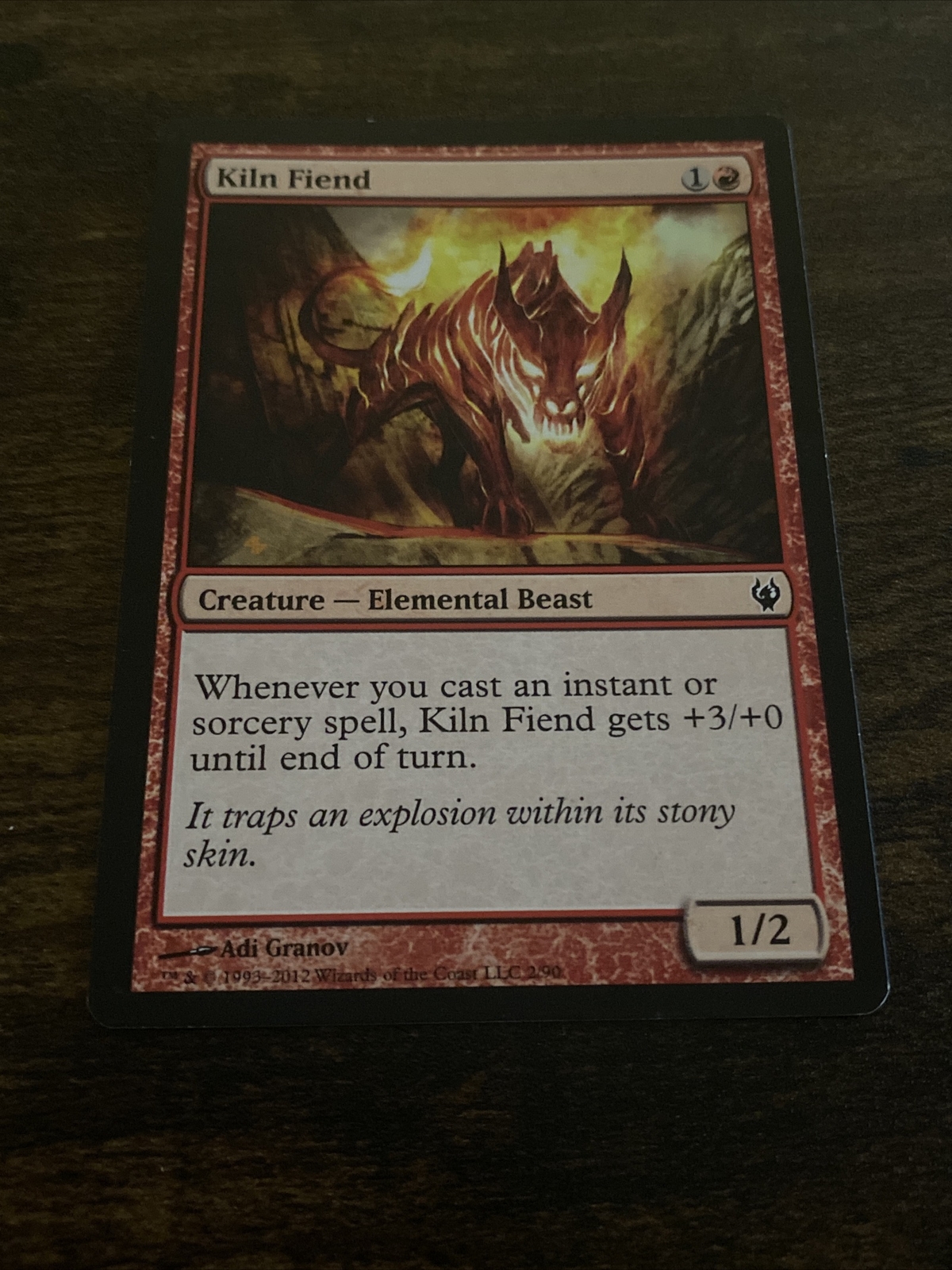 Kiln Fiend 2/90 Duel Decks: Izzet vs Golgari MTG Magic The Gathering ...