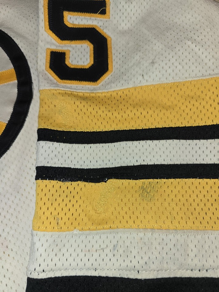 Vintage Boston Bruins Game Worn Jersey #35 1977-78 Stall & Dean Mesh ...