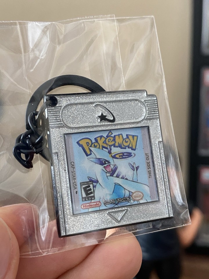 Pokémon Soul Silver Gameboy Cartridge Lugia Keychain | eBay