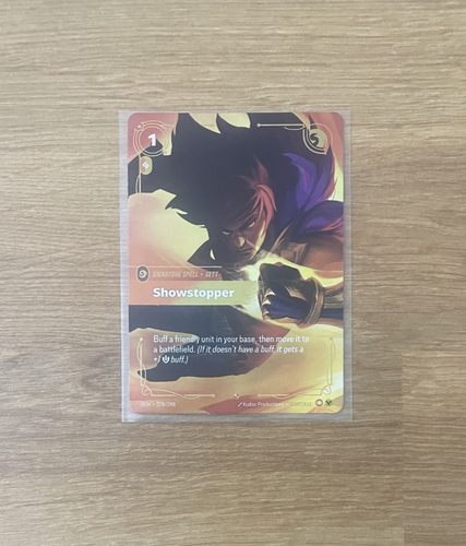 Showstopper 270/298 Riftbound Origins League of Legends Epic | eBay