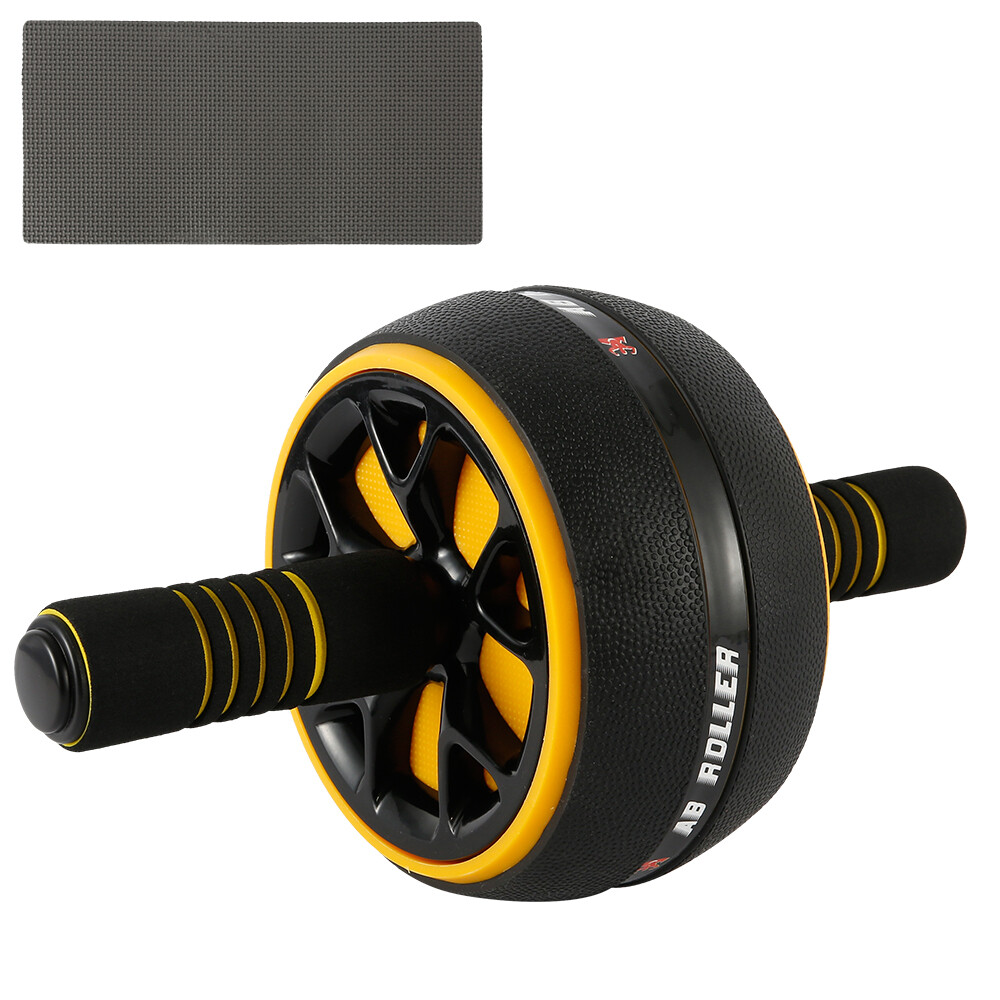 AB Abdominal Roller Wheel Fitness Waist Core Workout Exercise Wheel ...