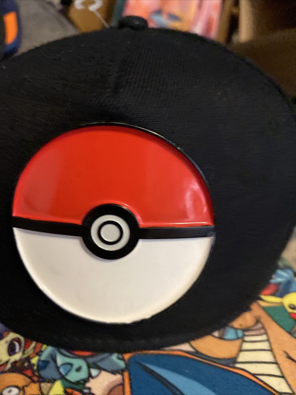 Official Pokemon Pokeball Characters Lid Snapback Adu… - Gem